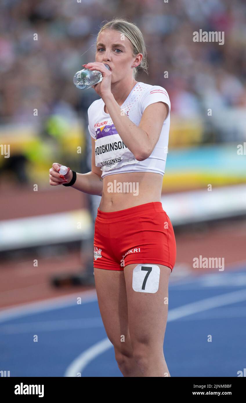 Keely Hodgkinson of England competing in the women’s 800m final at the ...