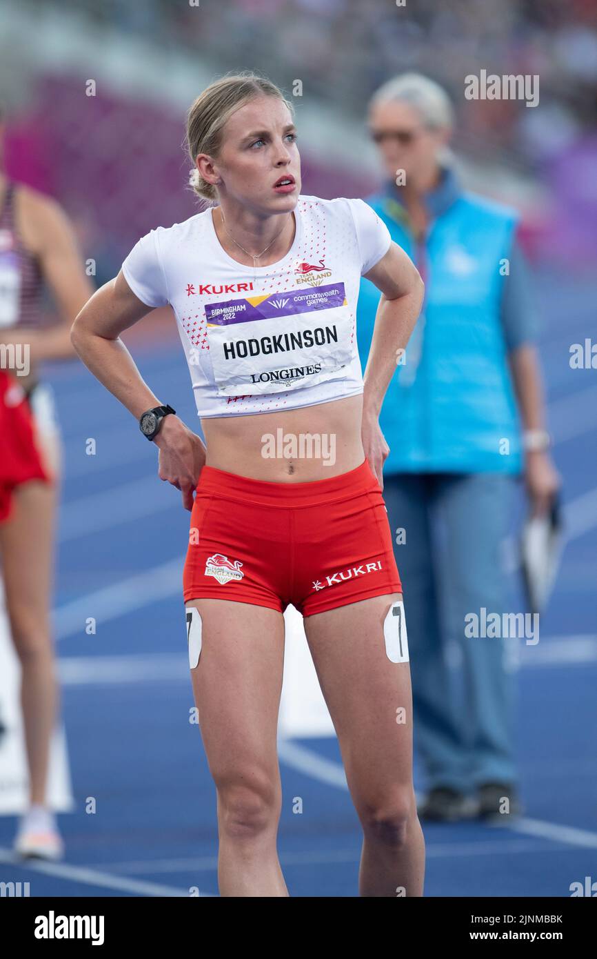 Keely Hodgkinson of England competing in the women’s 800m final at the ...