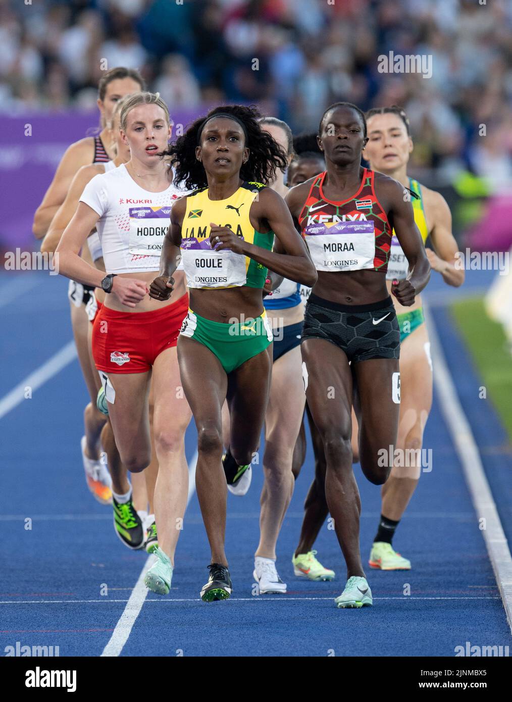 Keely Hodgkinson of England, Natoya Goule of Jamaica and Mary Moraa of ...