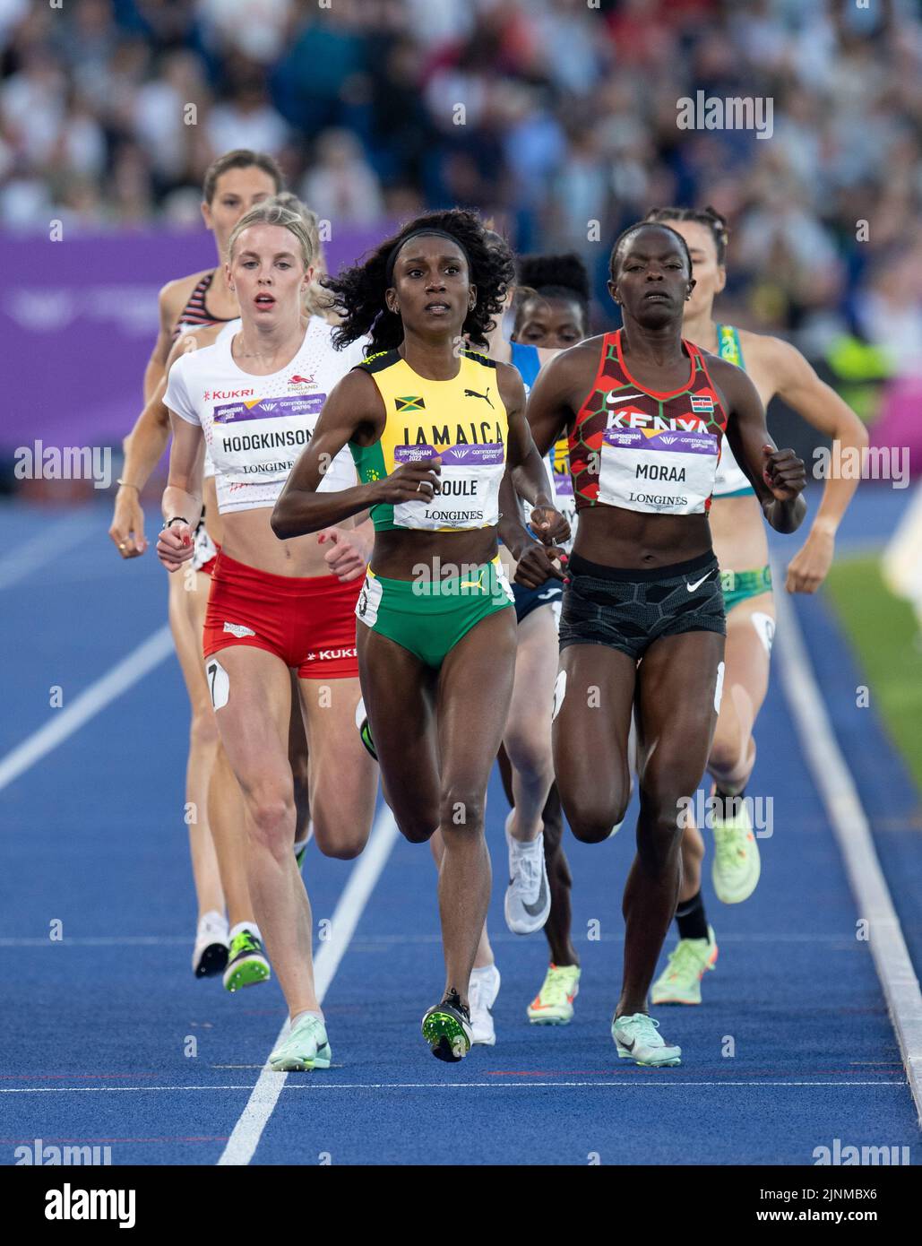 Keely Hodgkinson of England, Natoya Goule of Jamaica and Mary Moraa of ...
