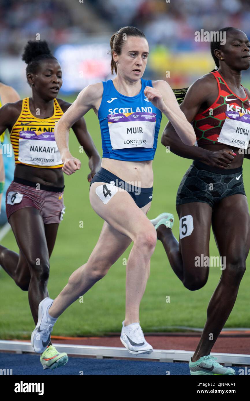 Laura Muir of Scotland competing in the women’s 800m final at the Commonwealth Games at ...