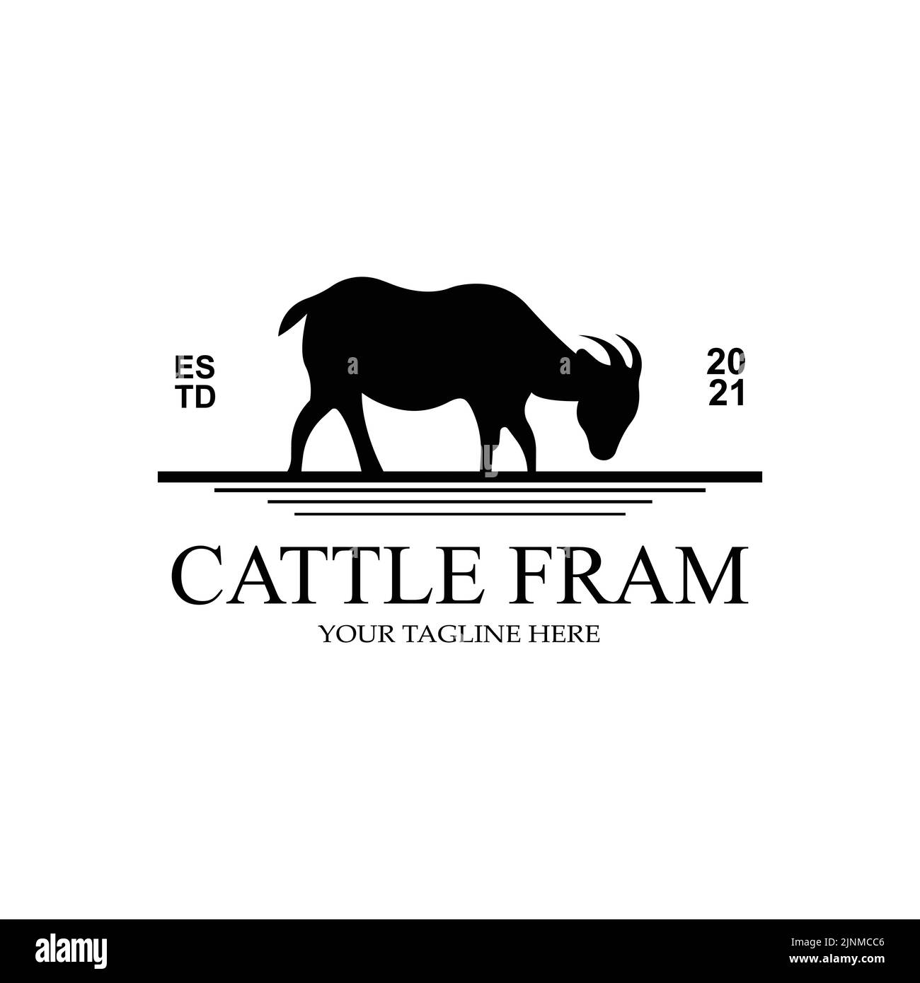 Angus beef logo Black and White Stock Photos & Images - Alamy