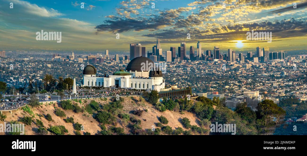 Los Angeles California skyline Stock Photo - Alamy