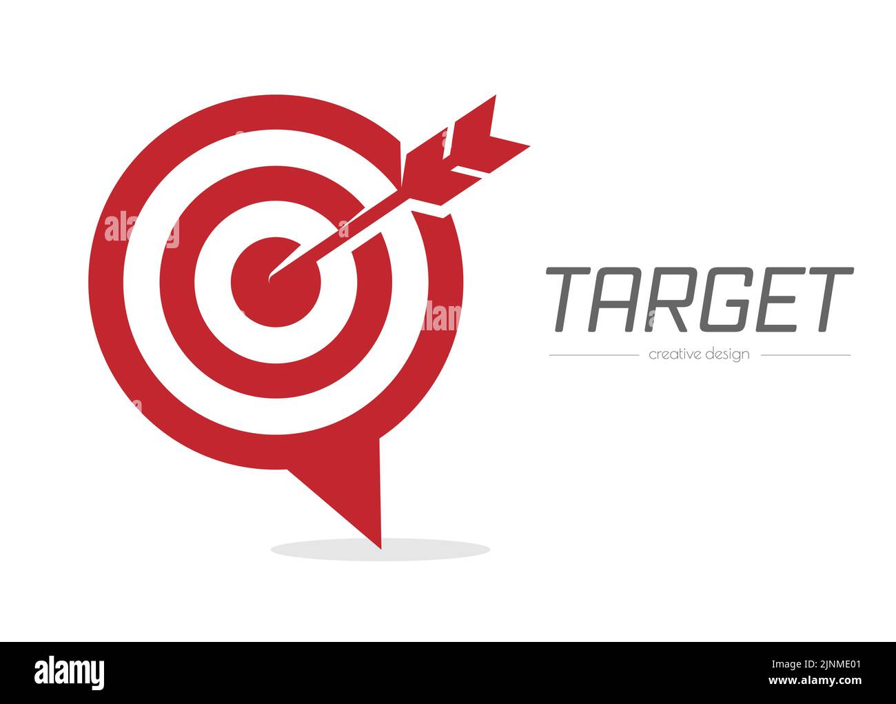 TARGET. Vector template for for logo, sticker, logo or brand ...
