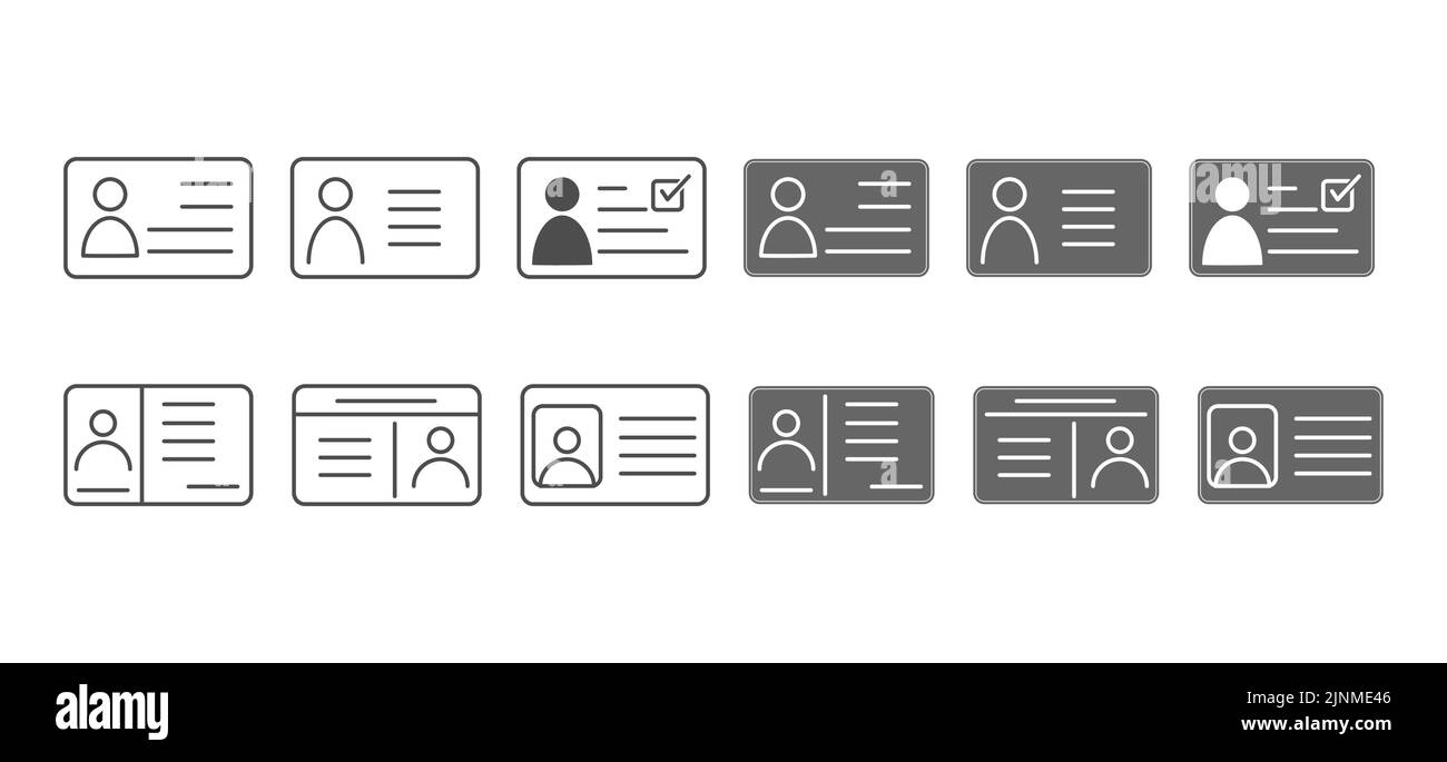 Id sticker Black and White Stock Photos & Images - Alamy