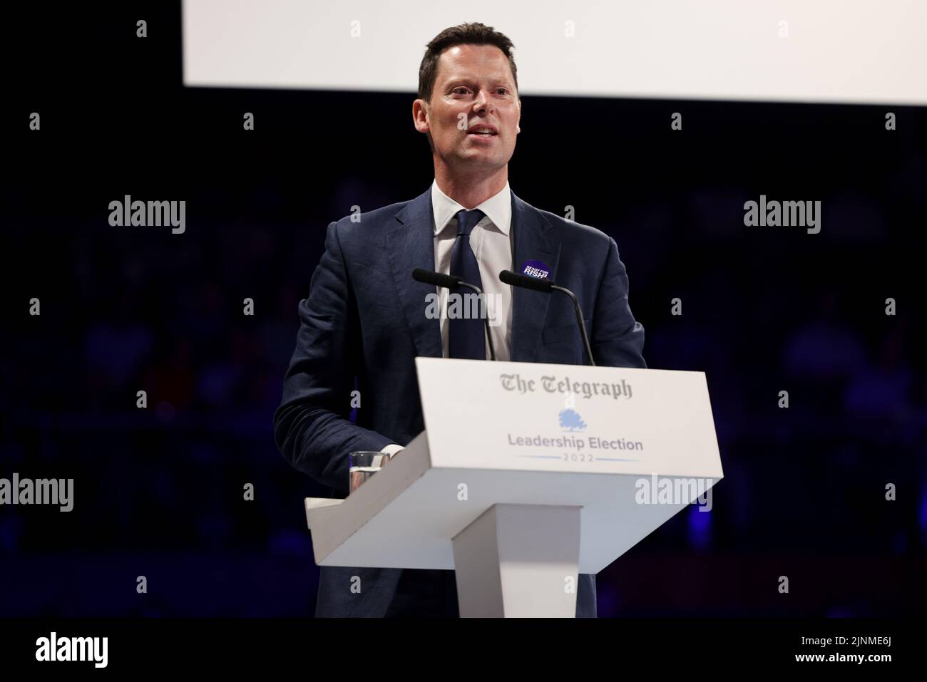 Cheltenham, UK. 12 August 2022. Alex Chalk MP, Member of Parliament for ...
