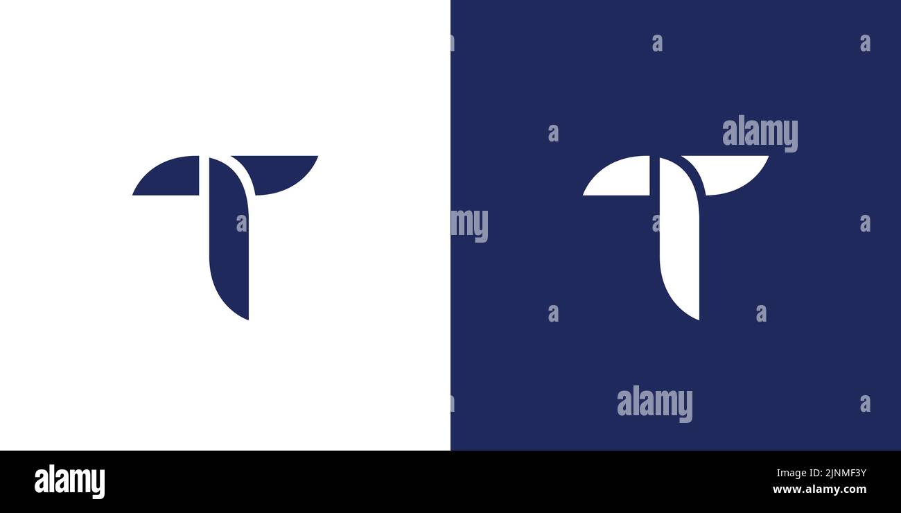 Modern and unique letter T initials logo design Stock Vector Image ...