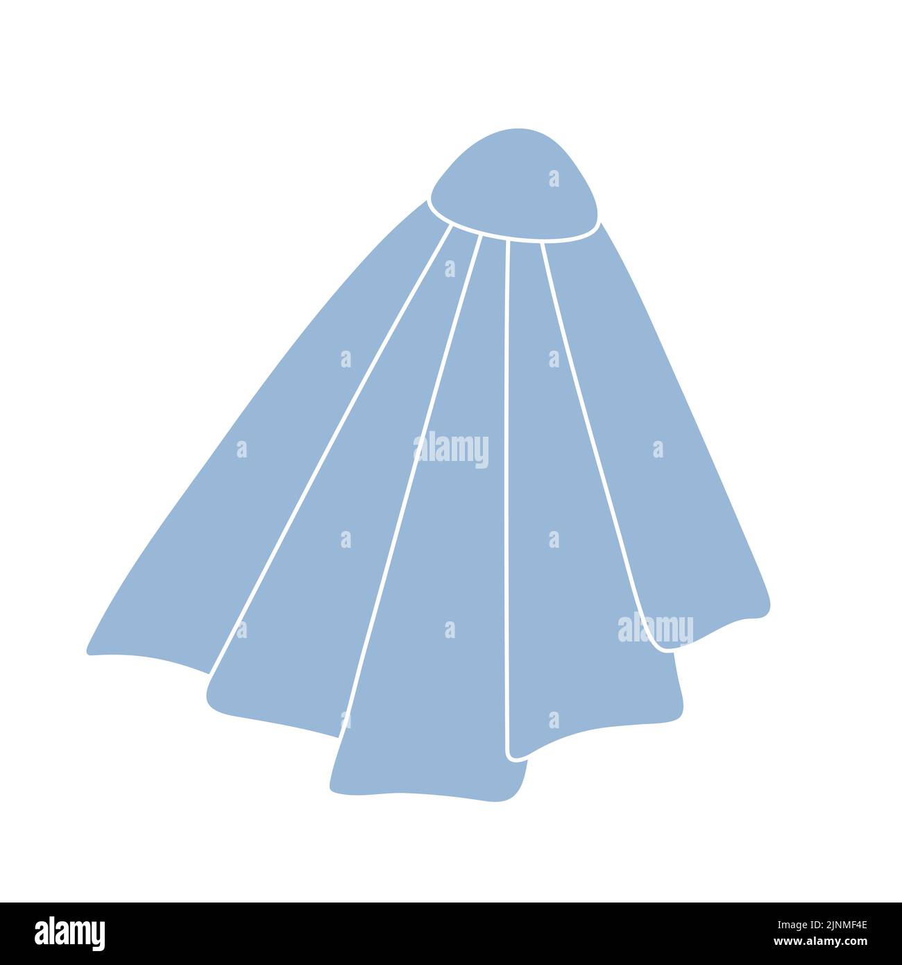 Beautiful curly seashell on an isolated background. Malyusk in the sink ...