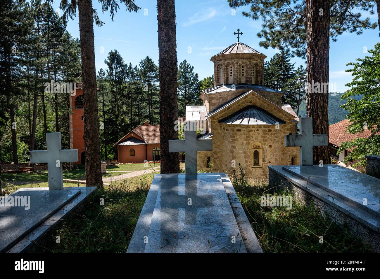 Orthodox Christian Monastery. Serbian Monastery of the Holy Trinity ...