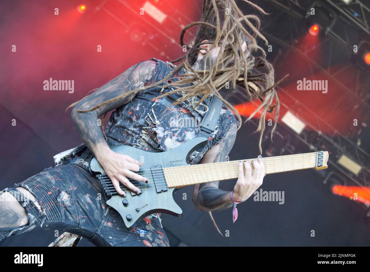 Catton Park, United Kingdom, 12 Aug, 2022, Red Method opens the Main ...