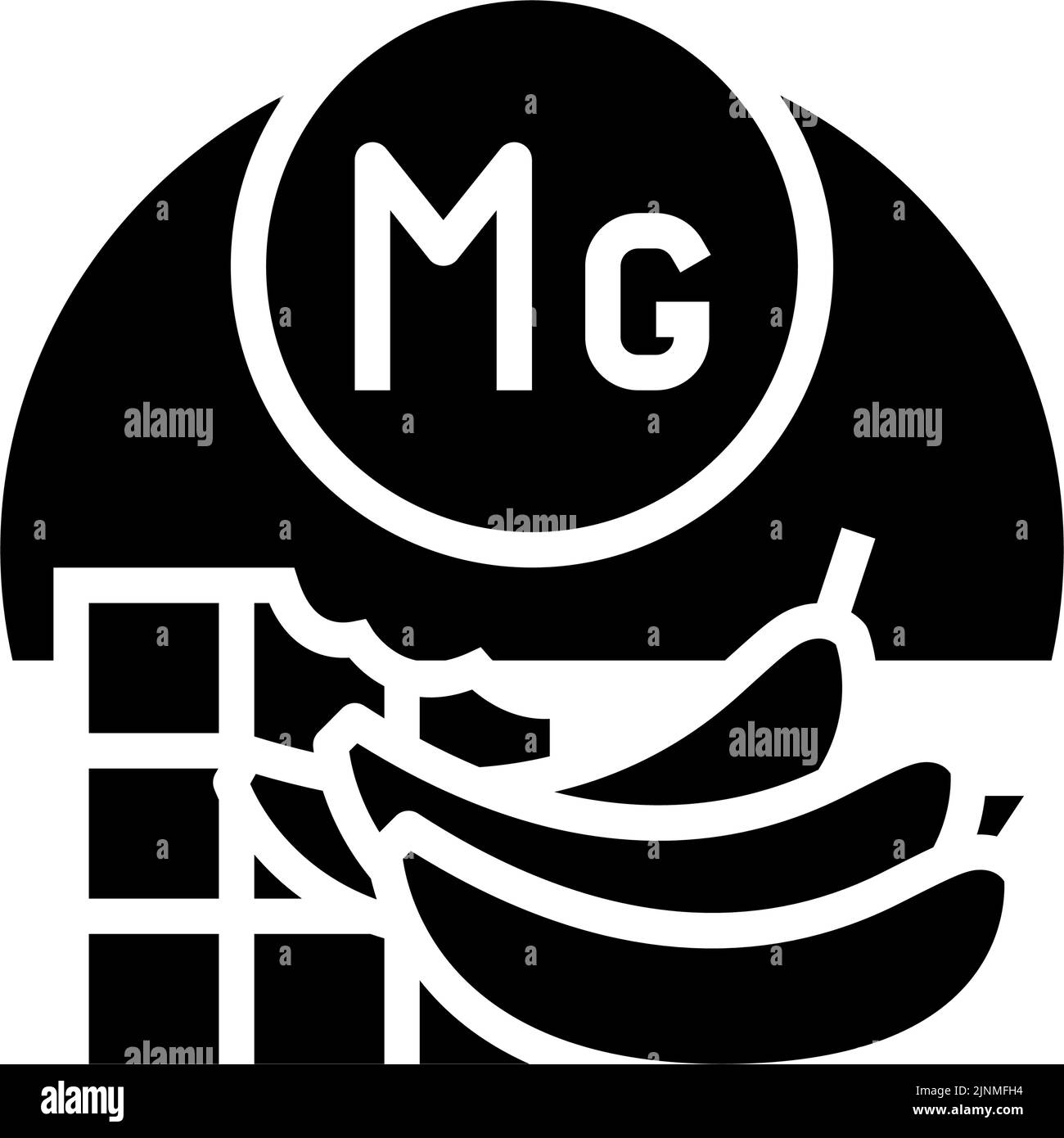 mg vitamin glyph icon vector illustration Stock Vector Image & Art - Alamy