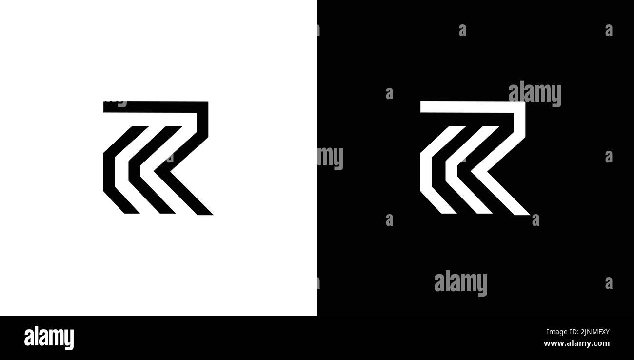 Modern and strong letter CR initials logo design Stock Vector Image ...