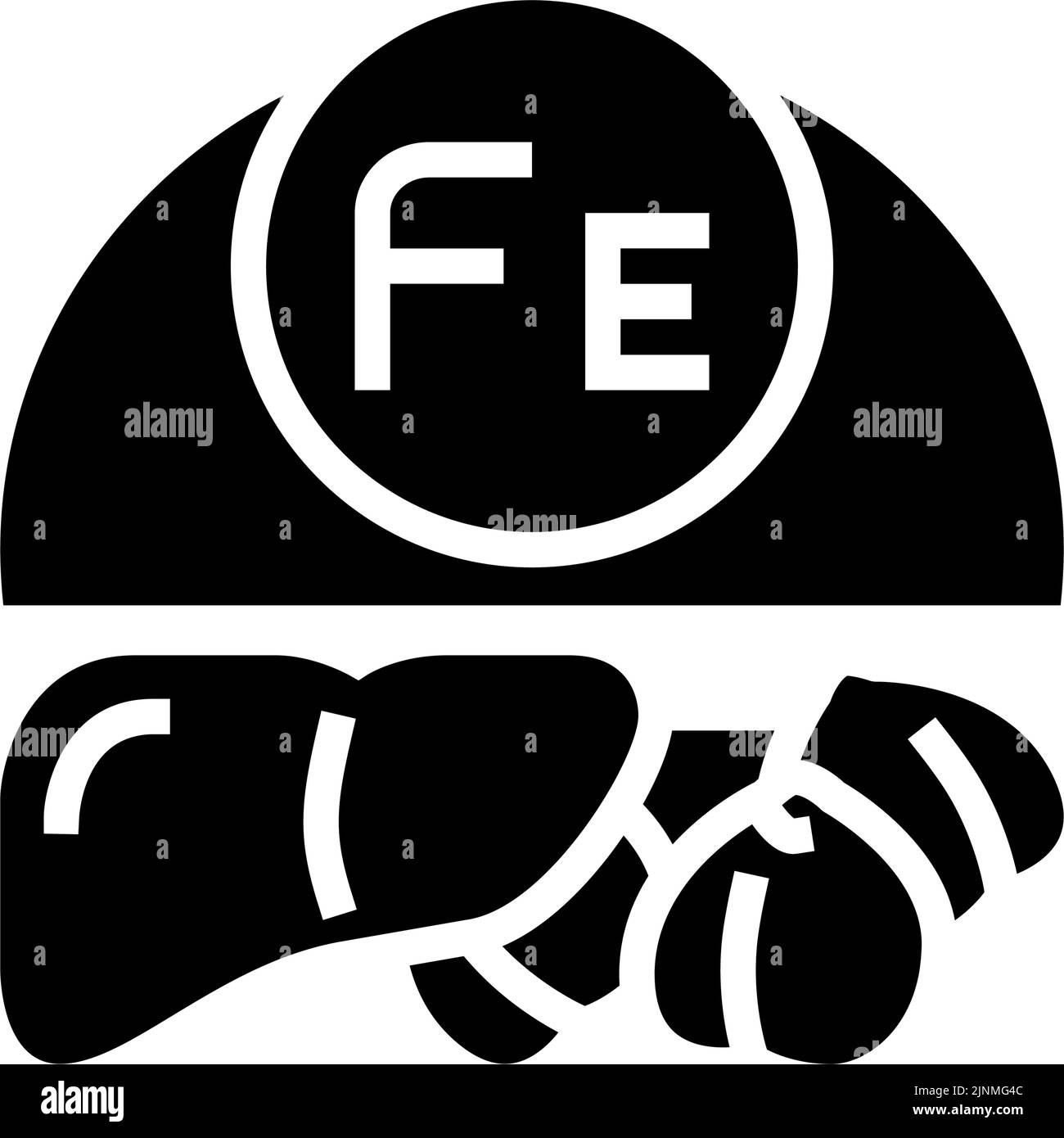 fe vitamin glyph icon vector illustration Stock Vector Image & Art - Alamy