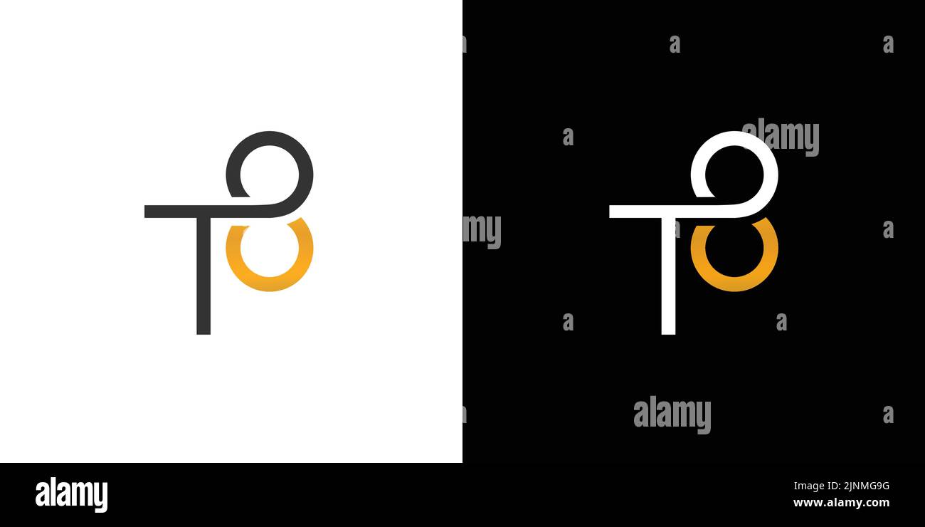 Modern and unique letter T8 initials logo design 02 Stock Vector Image ...