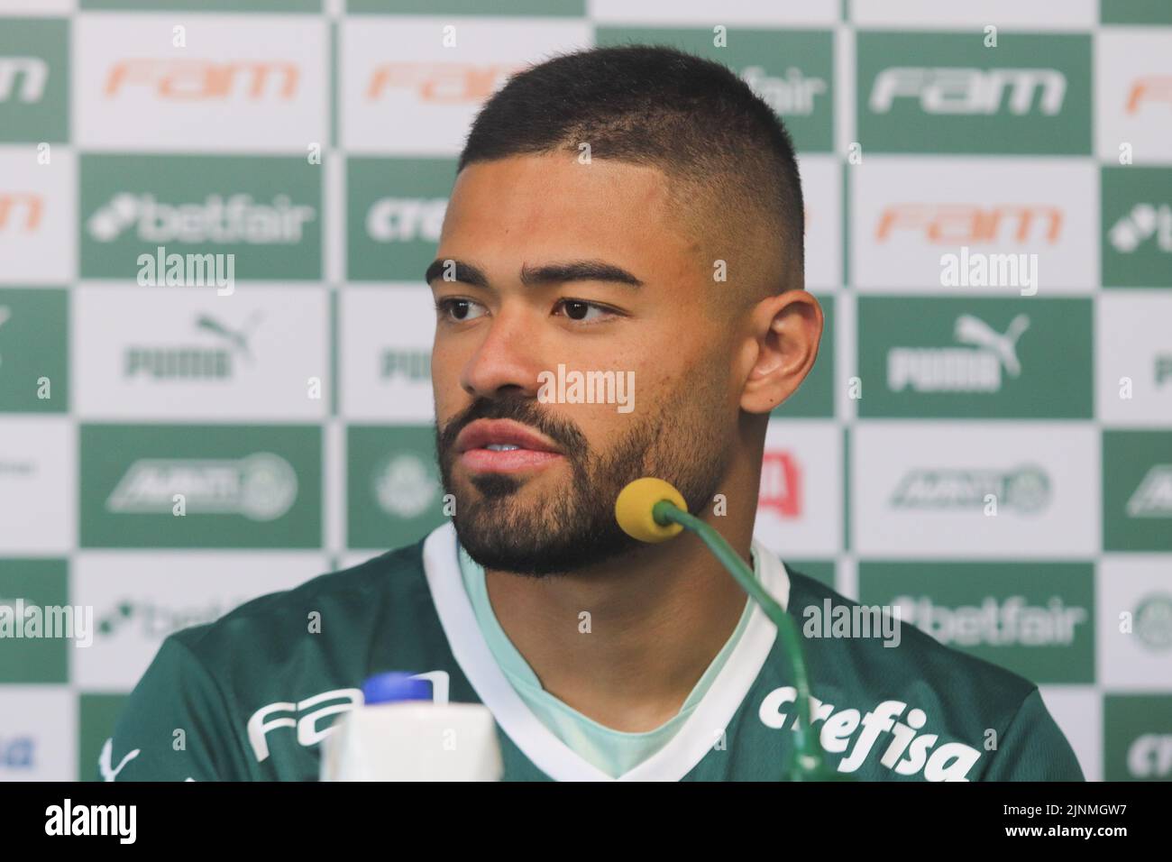 SÃO PAULO, SP - 12.08.2022: PALMEIRAS APRESENTA BRUNO TABATA ...