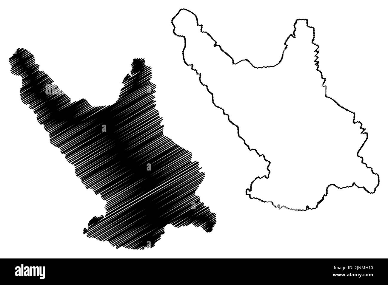 Dassen Island (Republic of South Africa, RSA) map vector illustration ...