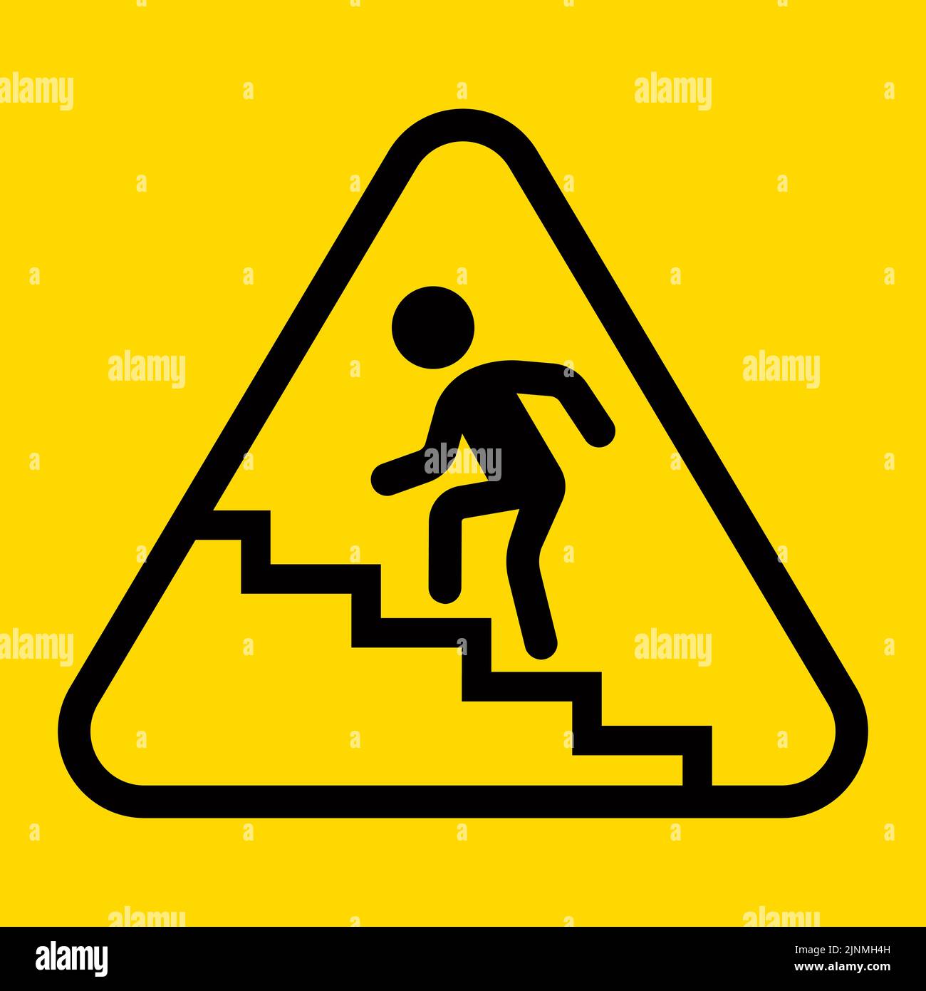 Silhouette pictogram climbing stairs icon hi-res stock photography and ...