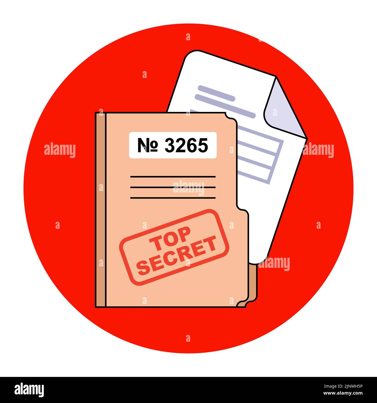 Top secret folder Stock Vector Images - Alamy