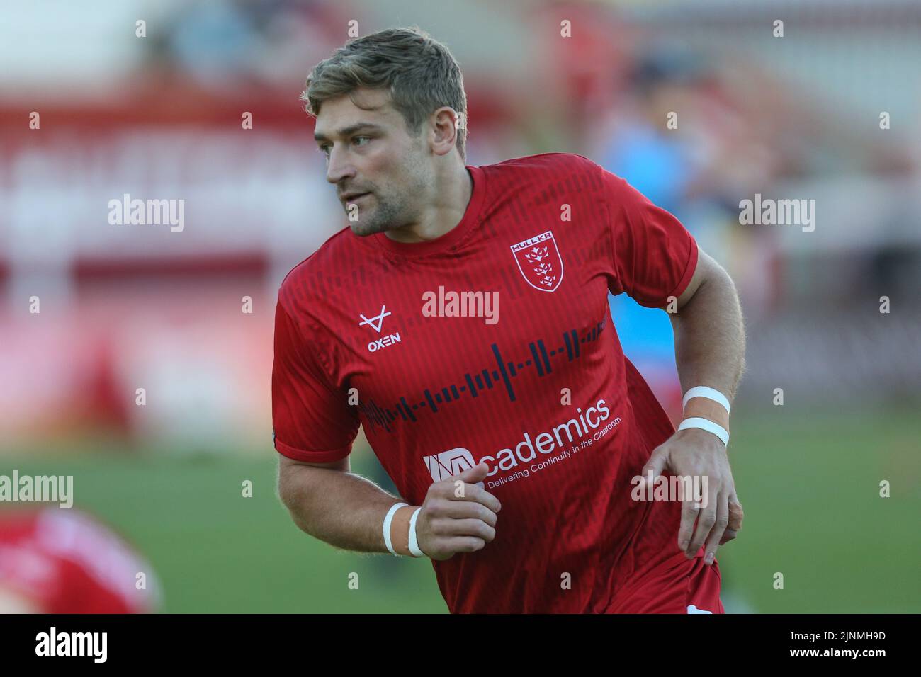 Jimmy Keinhorst #18 of Hull KR during pre-game warm up Stock Photo - Alamy