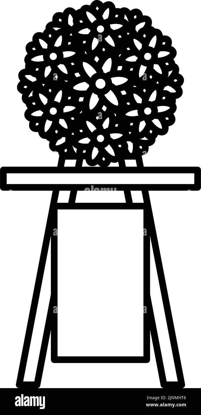 Burial wreath Cut Out Stock Images & Pictures - Alamy