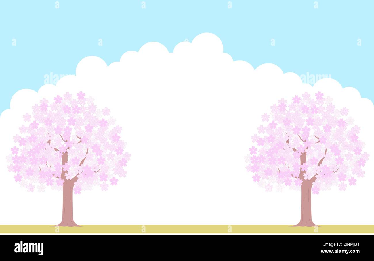 Cherry tree in japan Stock Vector Images - Alamy