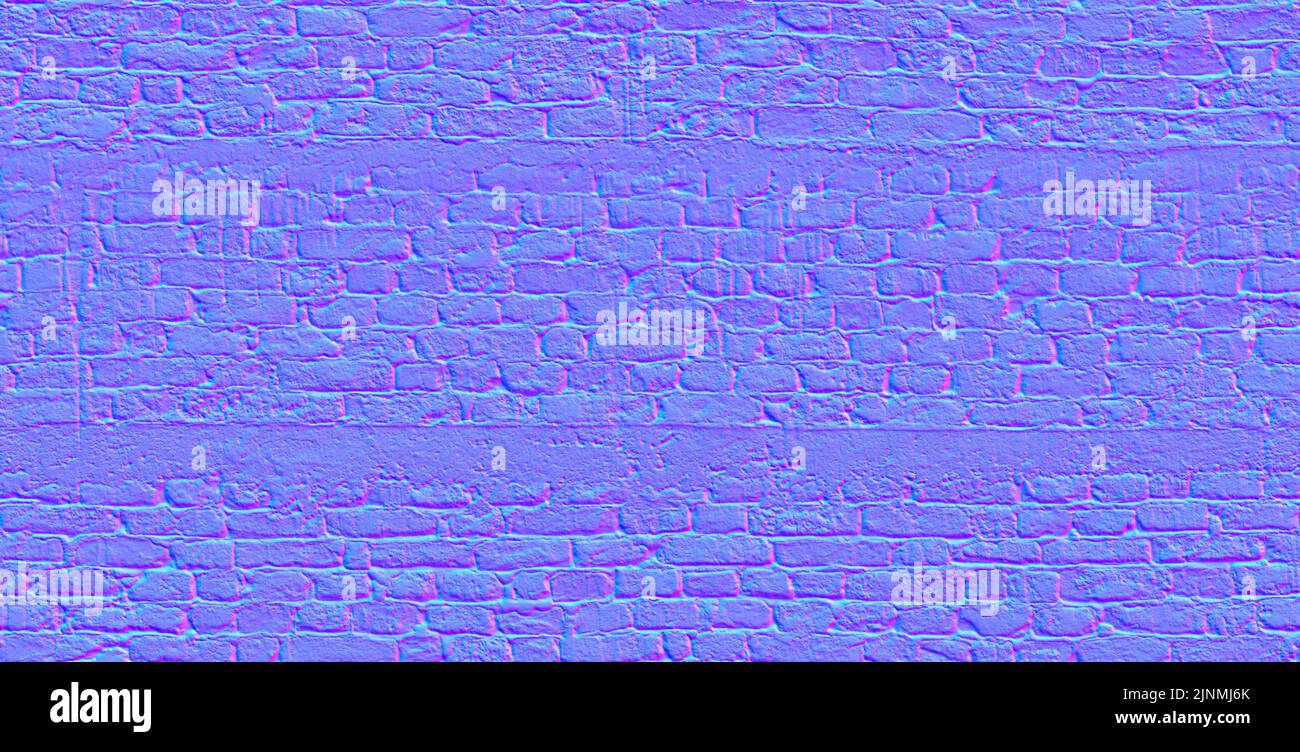 Normal map texture Bricks, texture mapping Normal Stock Photo - Alamy