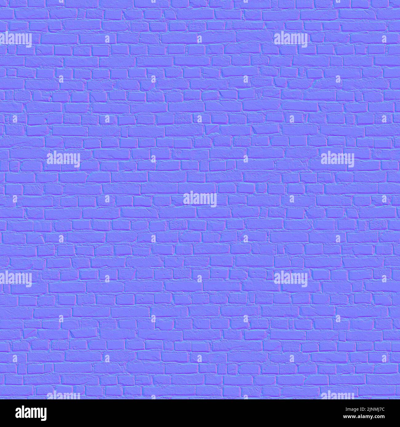 Normal map texture Bricks, texture mapping Normal Stock Photo - Alamy