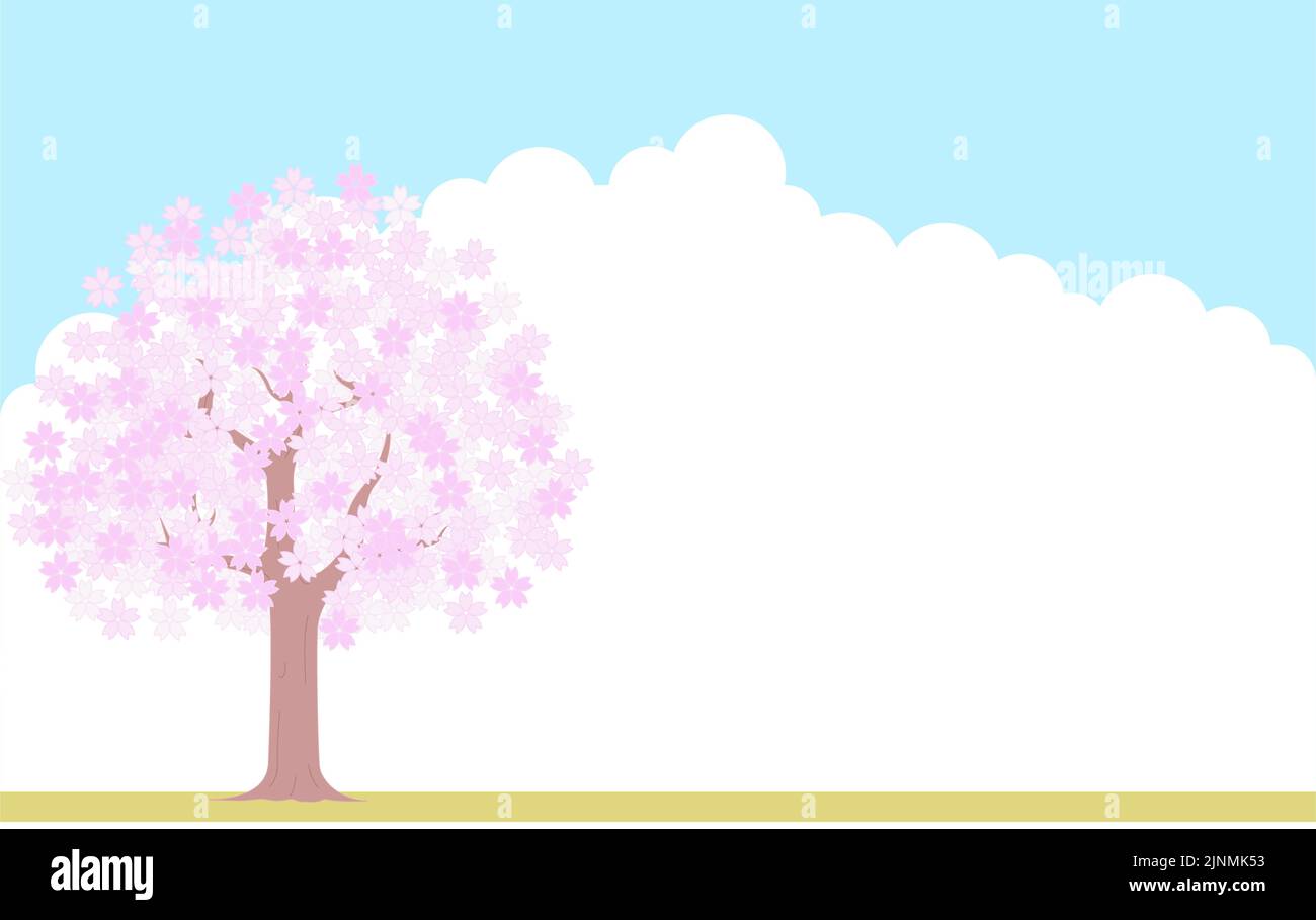 Cherry tree in japan Stock Vector Images - Alamy