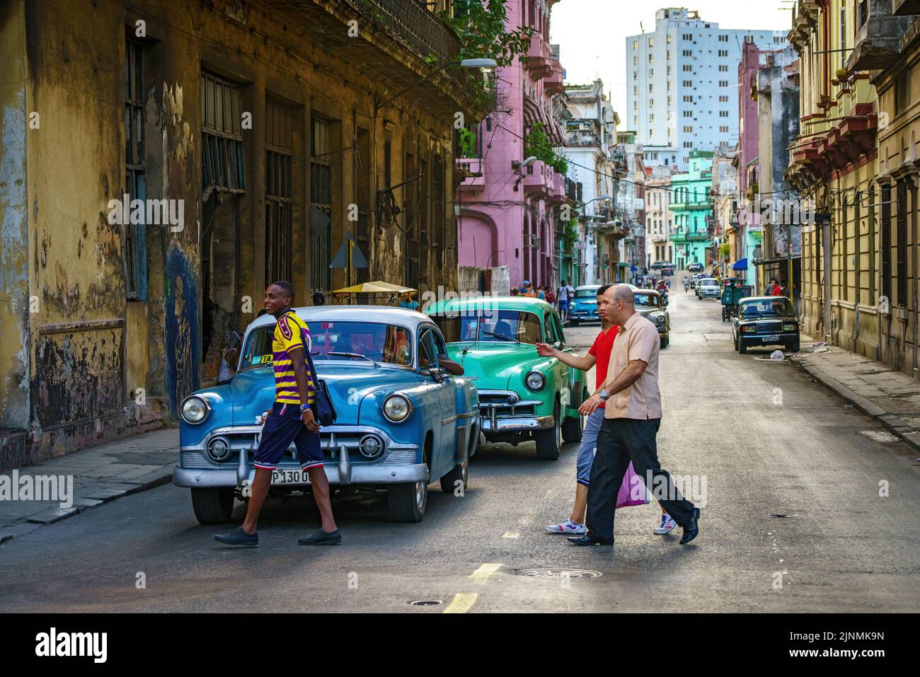 Havana Cuba,Colorful Tropical Lifestyle on the Island of Cuba with the ...