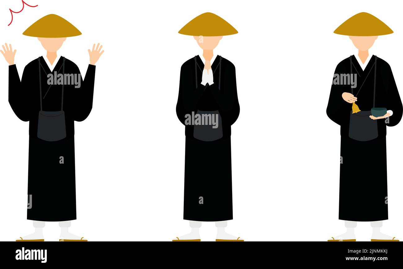Monk cap Stock Vector Images - Alamy