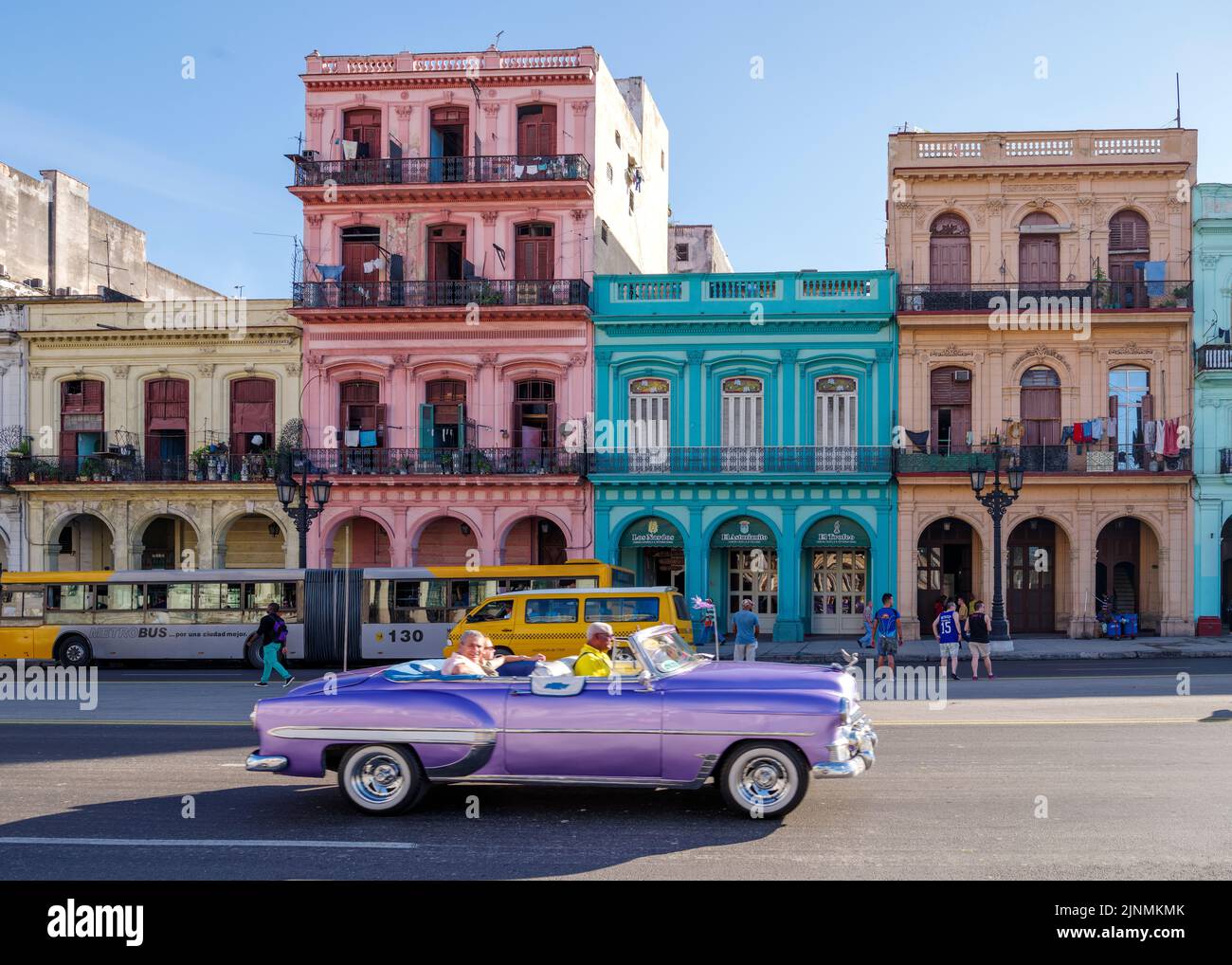 Havana Cuba,Colorful Tropical Lifestyle on the Island of Cuba with the ...
