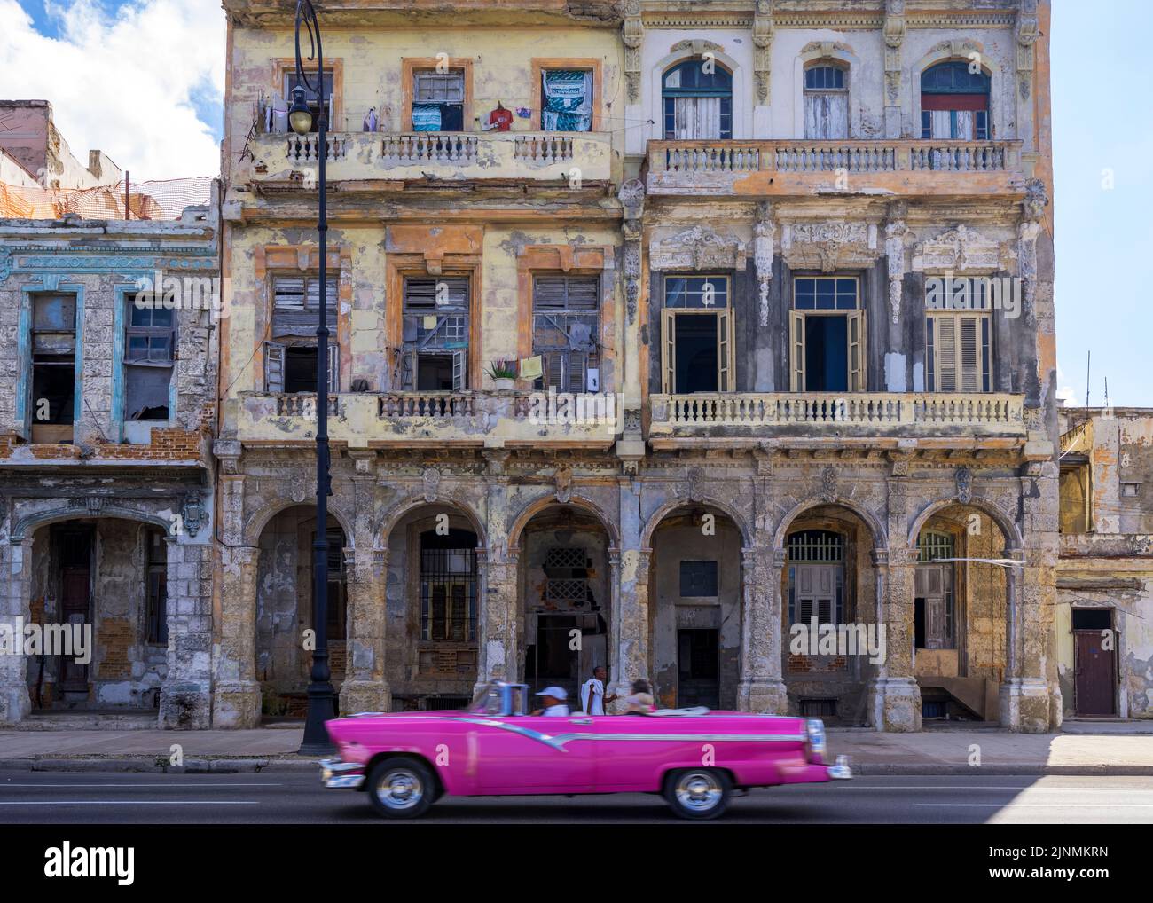 Havana Cuba,Colorful Tropical Lifestyle on the Island of Cuba with the ...