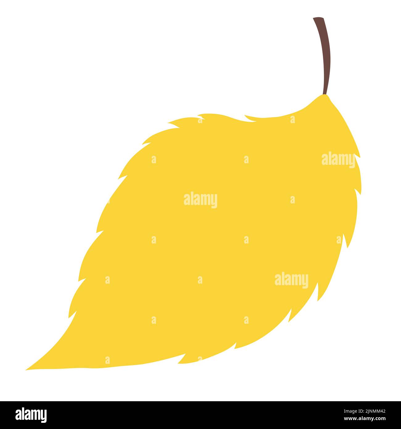 Automn Leaf Vector Icon Illustration in flat design Stock Vector Image ...