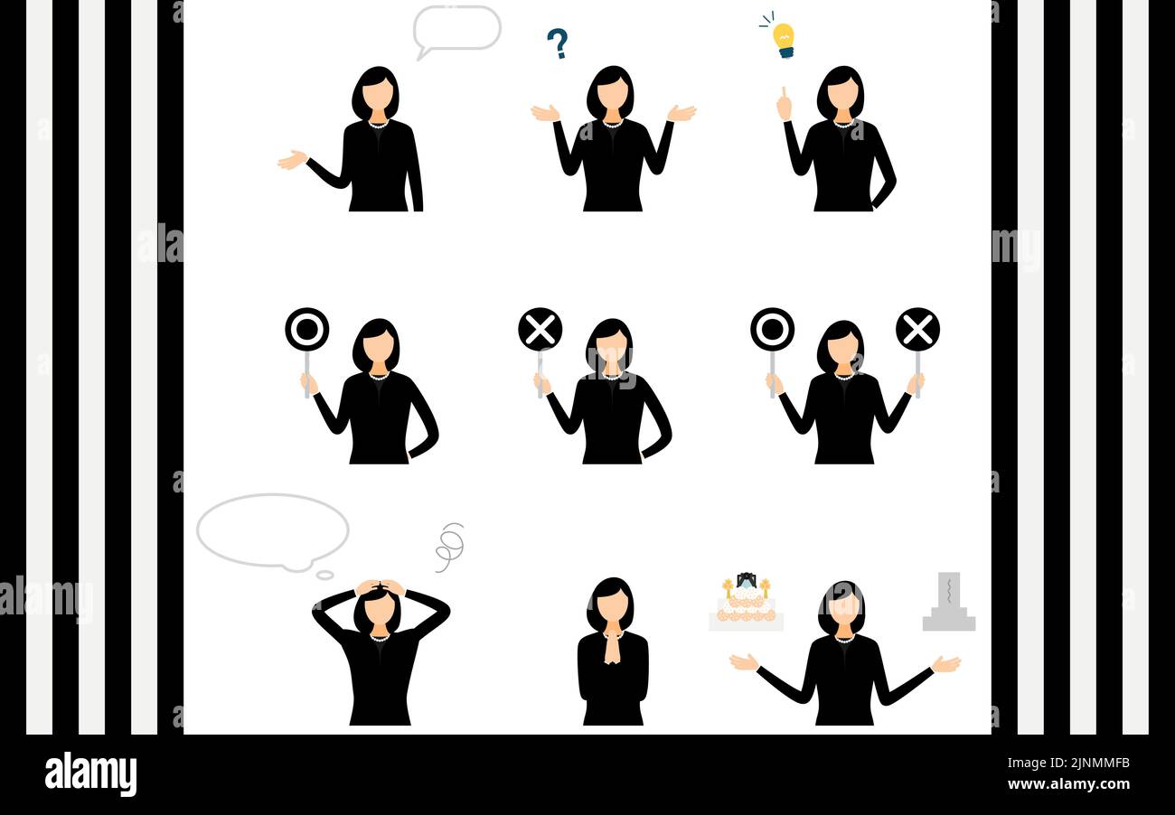 Young women poses in Stock Vector Images - Alamy