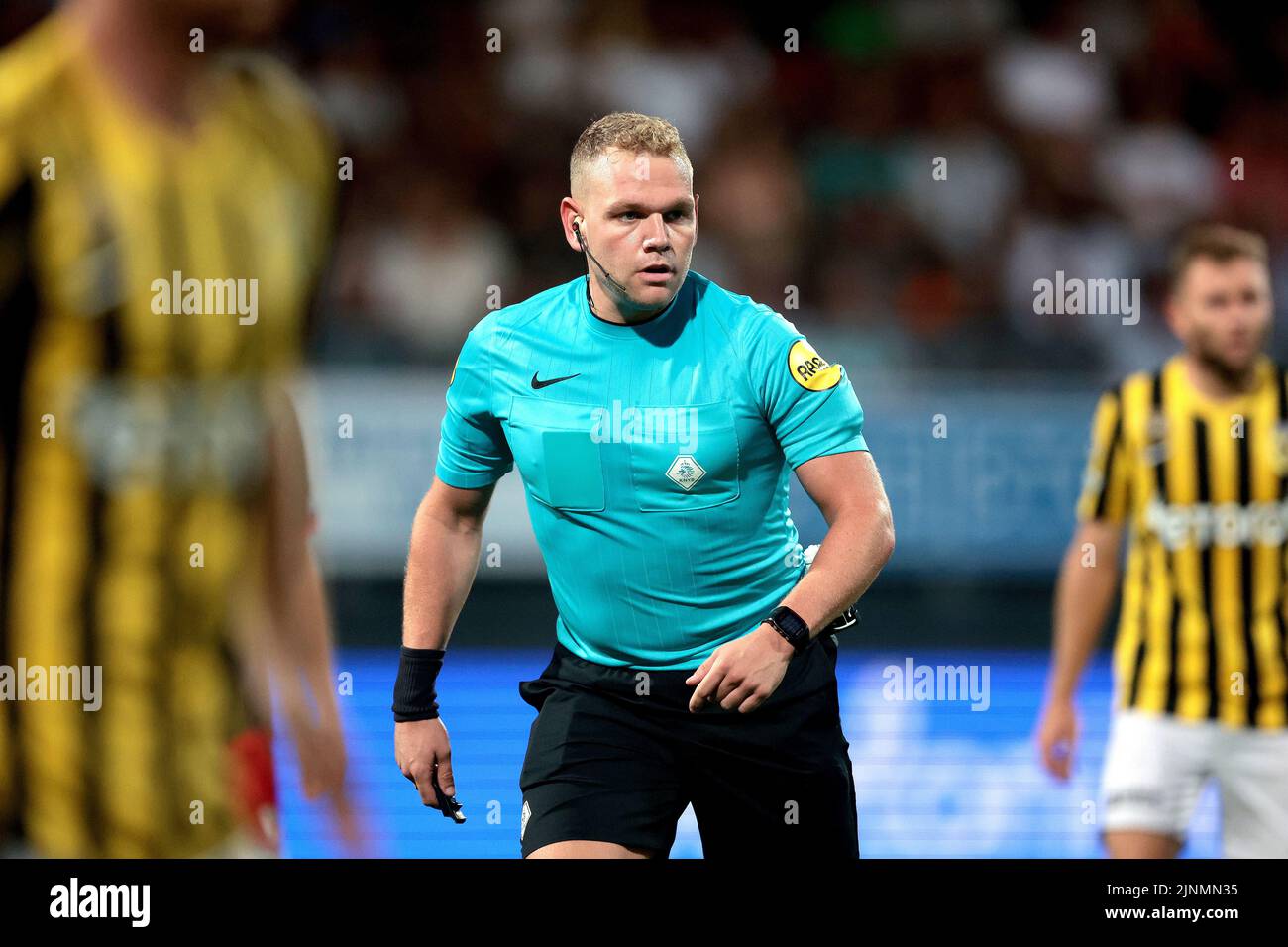 Rotterdam, Netherlands. 12th Aug, 2022. ROTTERDAM - Referee Alex Boss ...