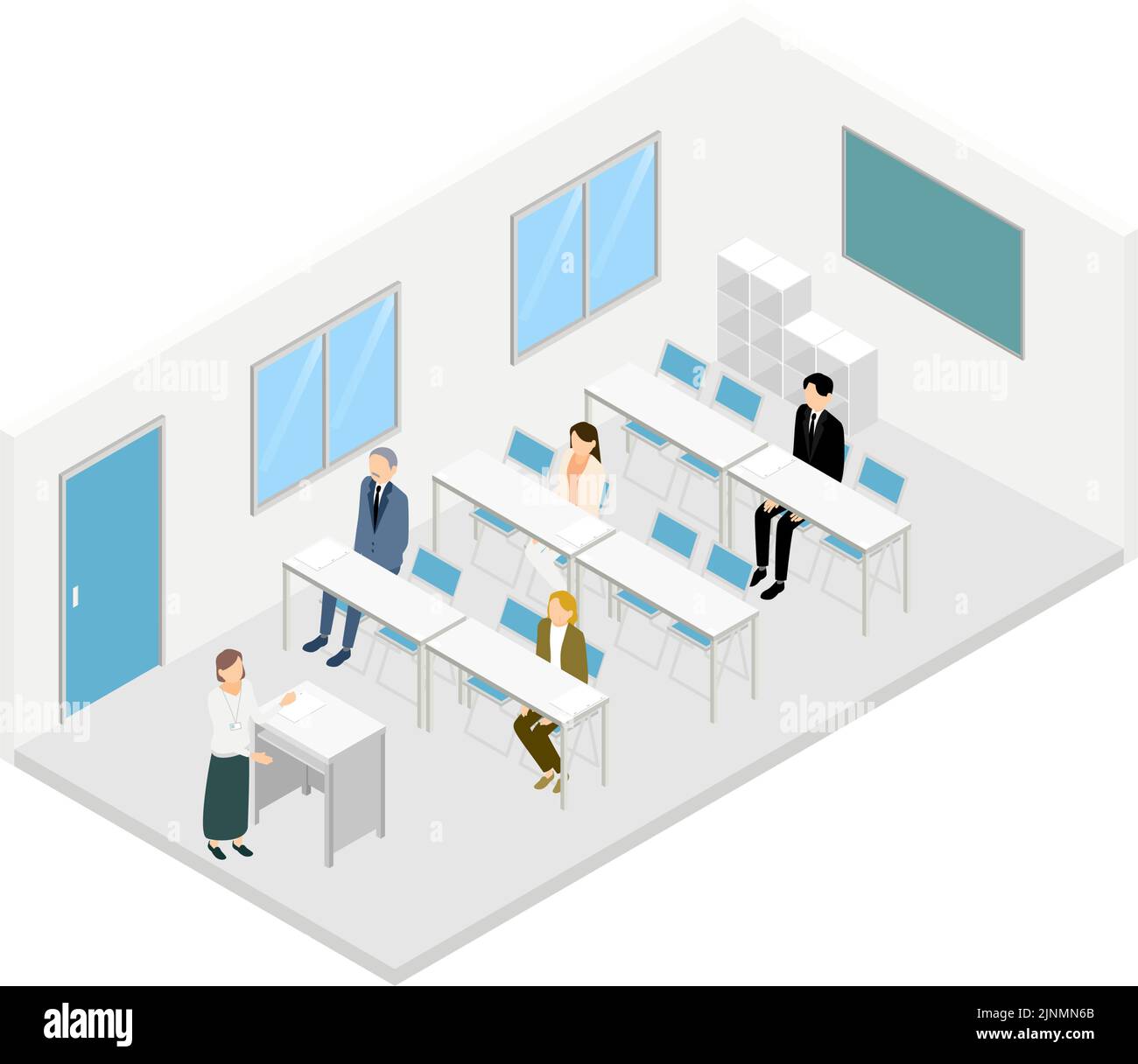 Hall people seated Stock Vector Images - Alamy