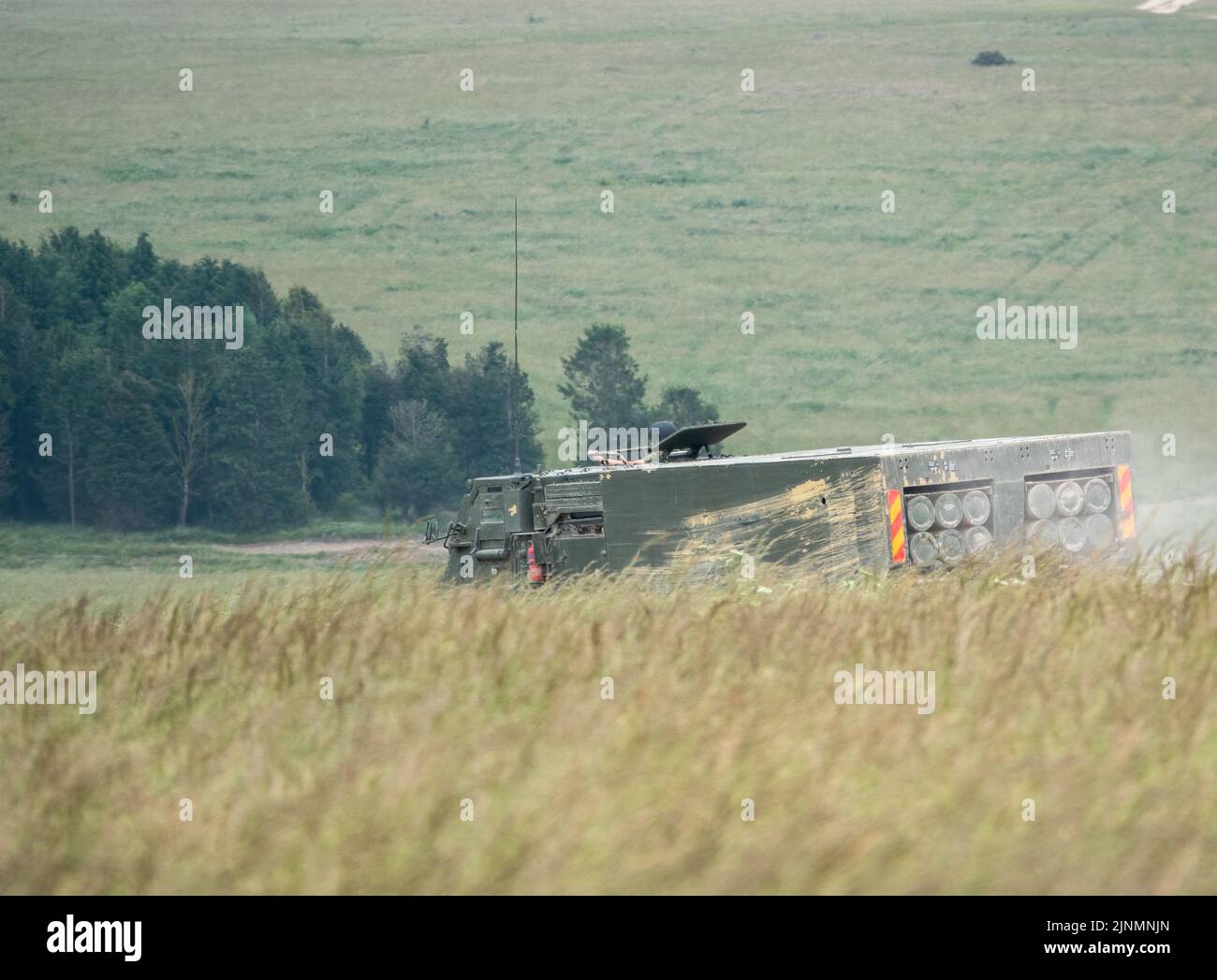 British army self propelled M270 Multiple Launch Rocket System (MLRS ...
