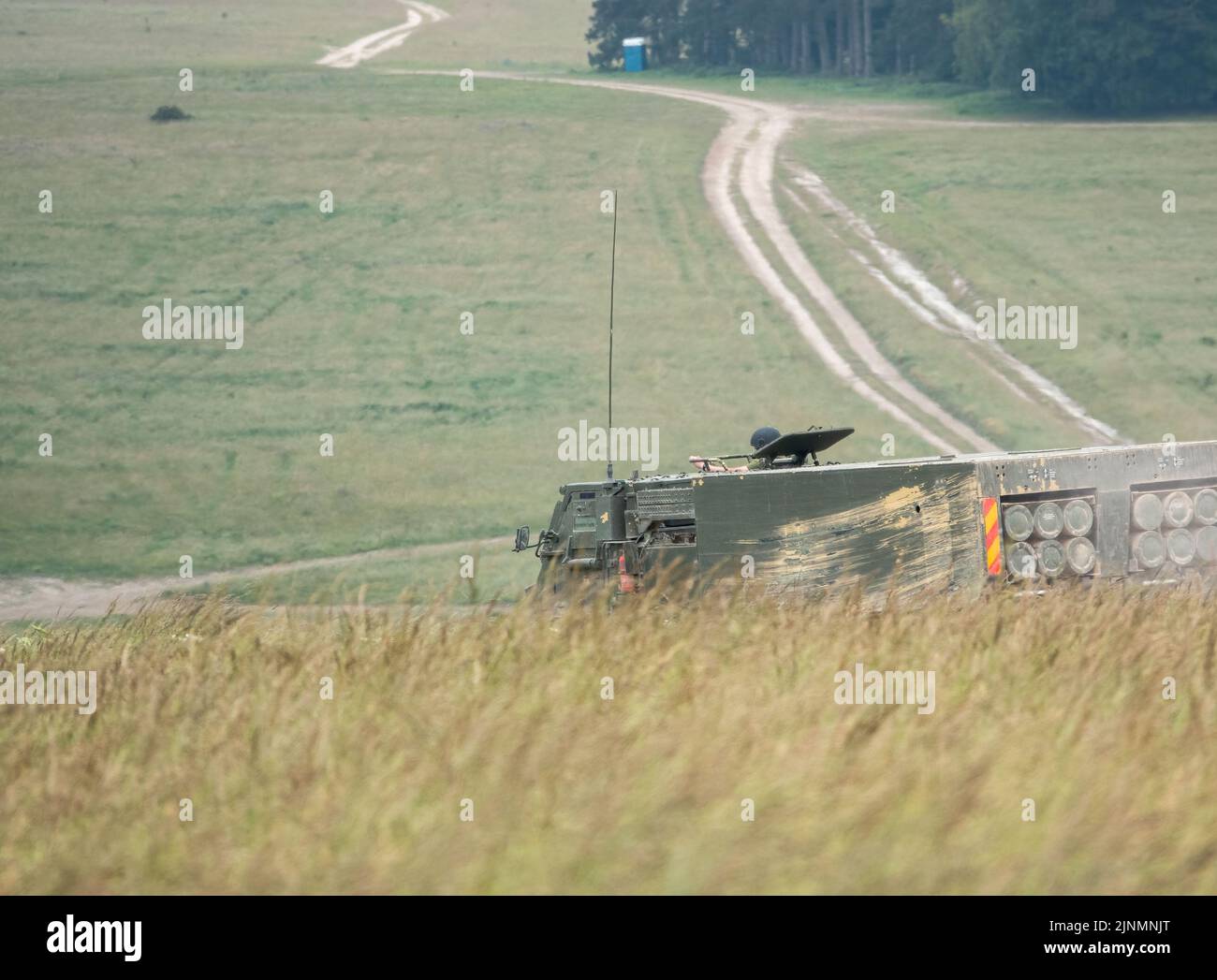 British army self propelled M270 Multiple Launch Rocket System (MLRS ...