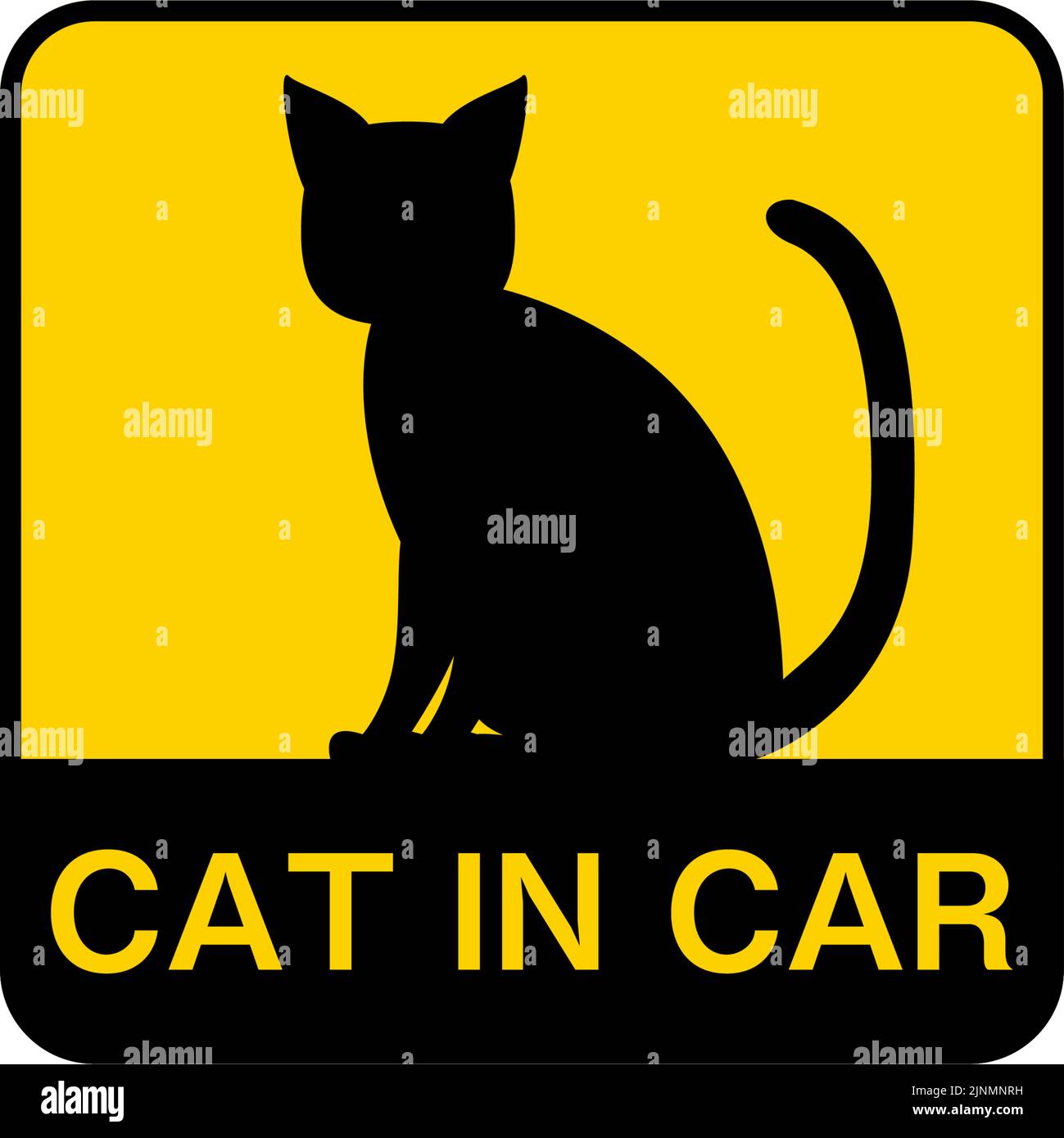 Warning sticker for safe driving Stock Vector Image & Art - Alamy