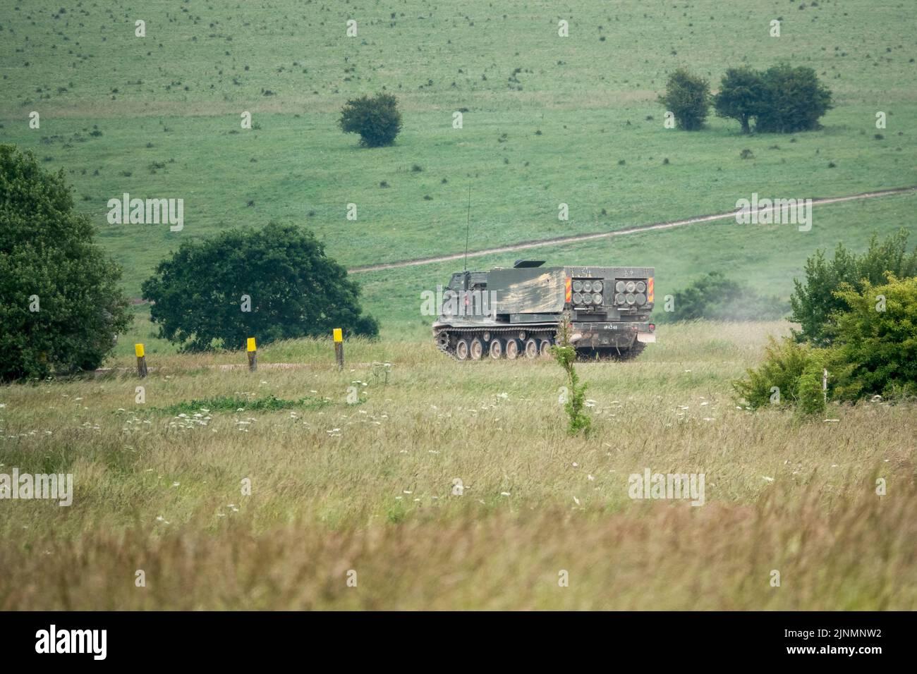 British army self propelled M270 Multiple Launch Rocket System (MLRS ...