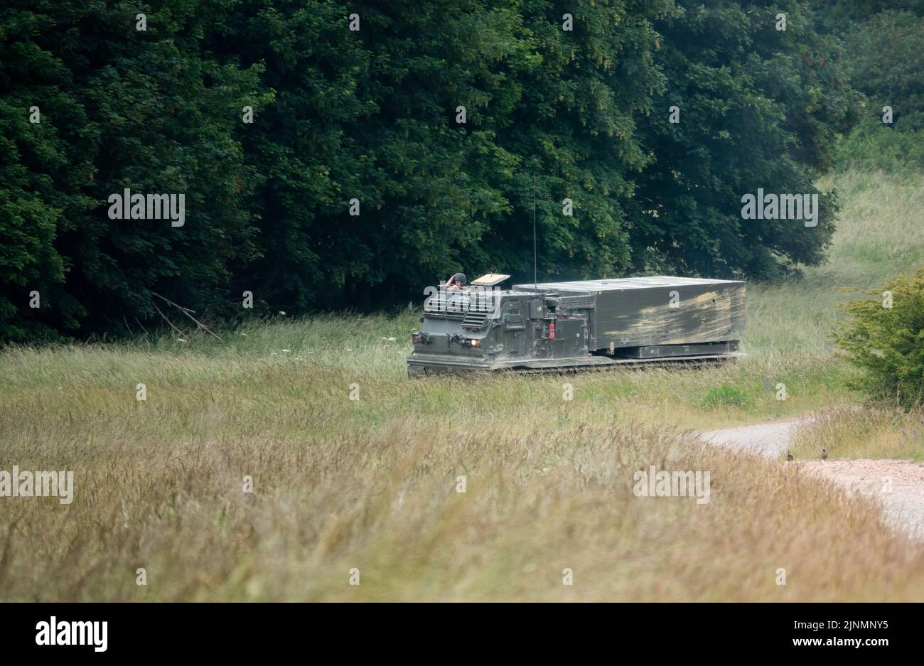 British army self propelled M270 Multiple Launch Rocket System (MLRS ...