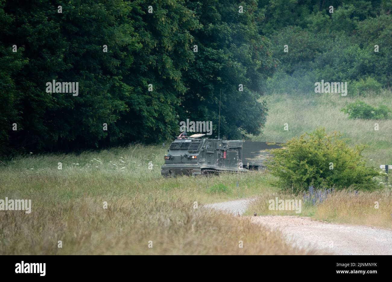 British army self propelled M270 Multiple Launch Rocket System (MLRS ...