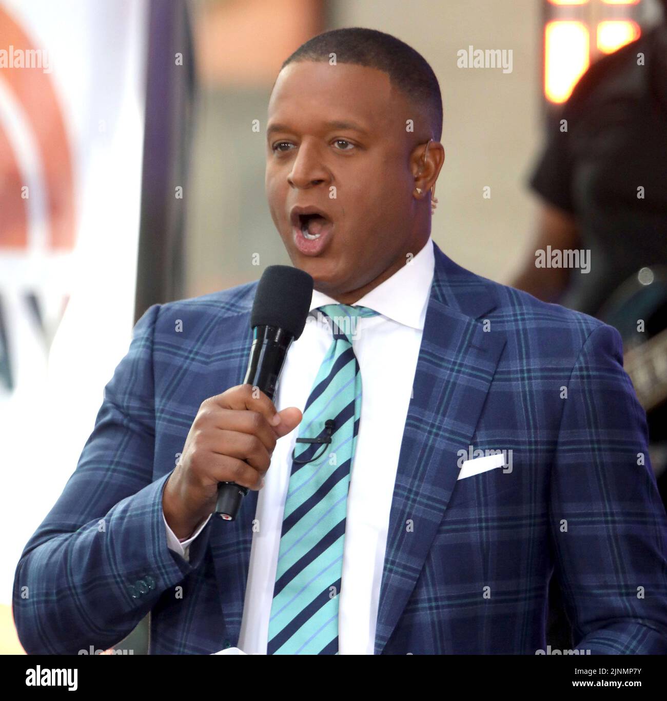 August 12, 2022, New York, New York, USA: Todayâ€™ show co-host CRAIG ...