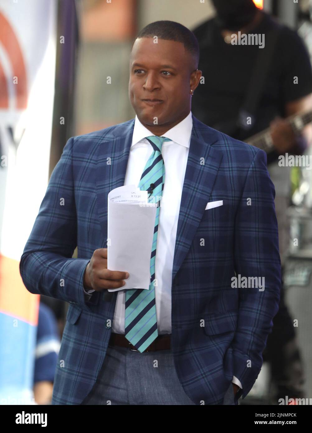 August 12, 2022, New York, New York, USA: Todayâ€™ show co-host CRAIG ...