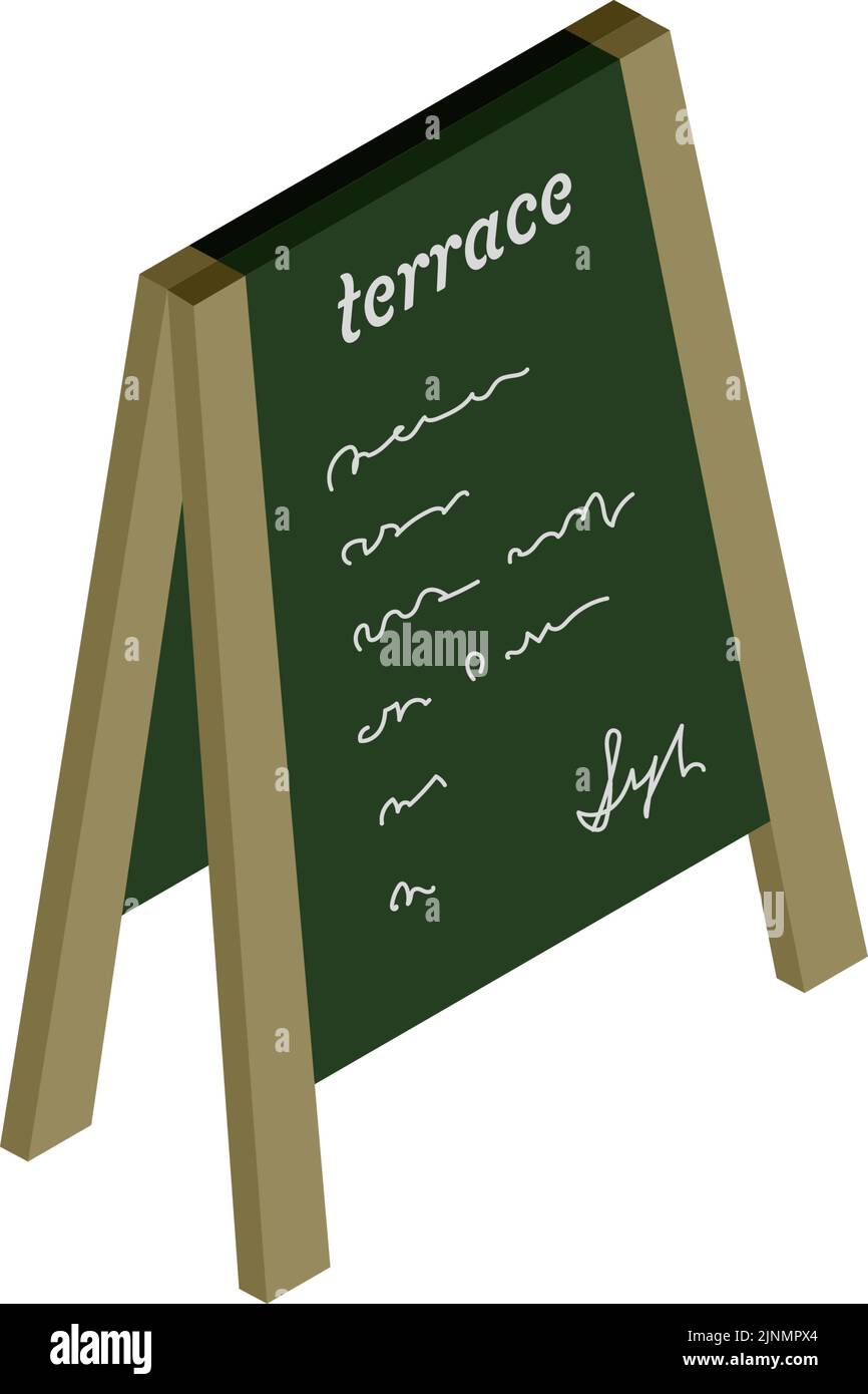 Blackboards for menus Stock Vector Images - Alamy