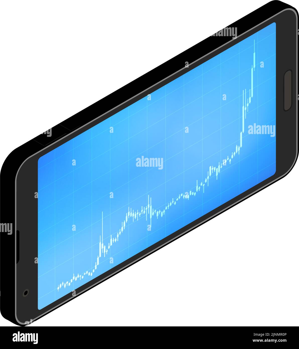 Candlestick charts, rises, isometrics used for stocks, FX and virtual ...