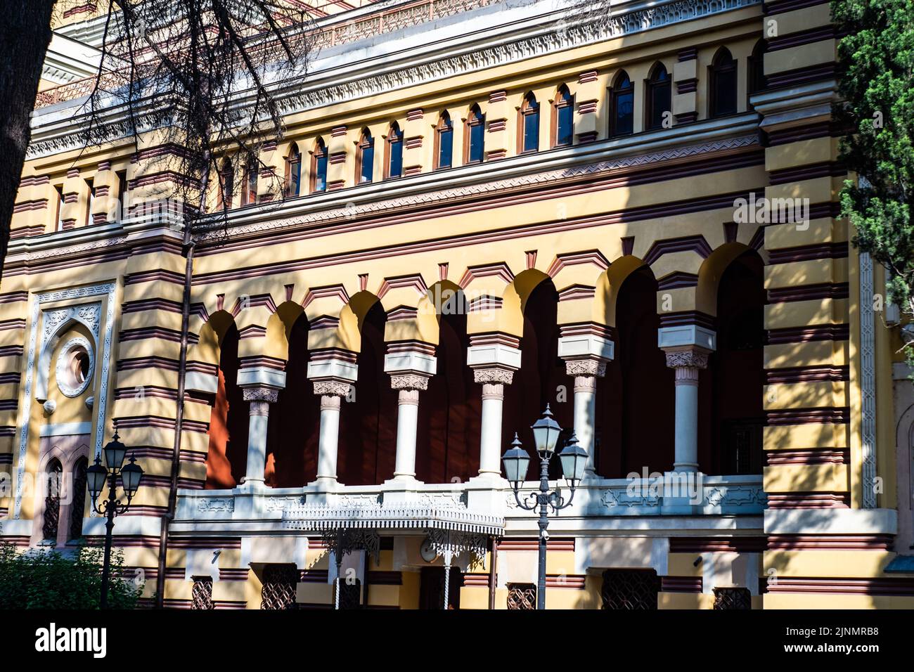 Famous Tbilisi State Opera House on Rustaveli avenue is one of the ...