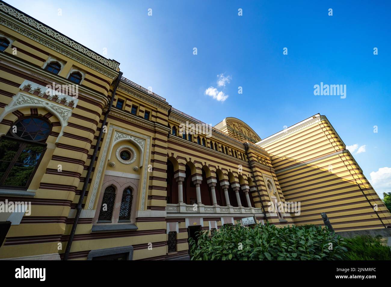Famous Tbilisi State Opera House on Rustaveli avenue is one of the ...