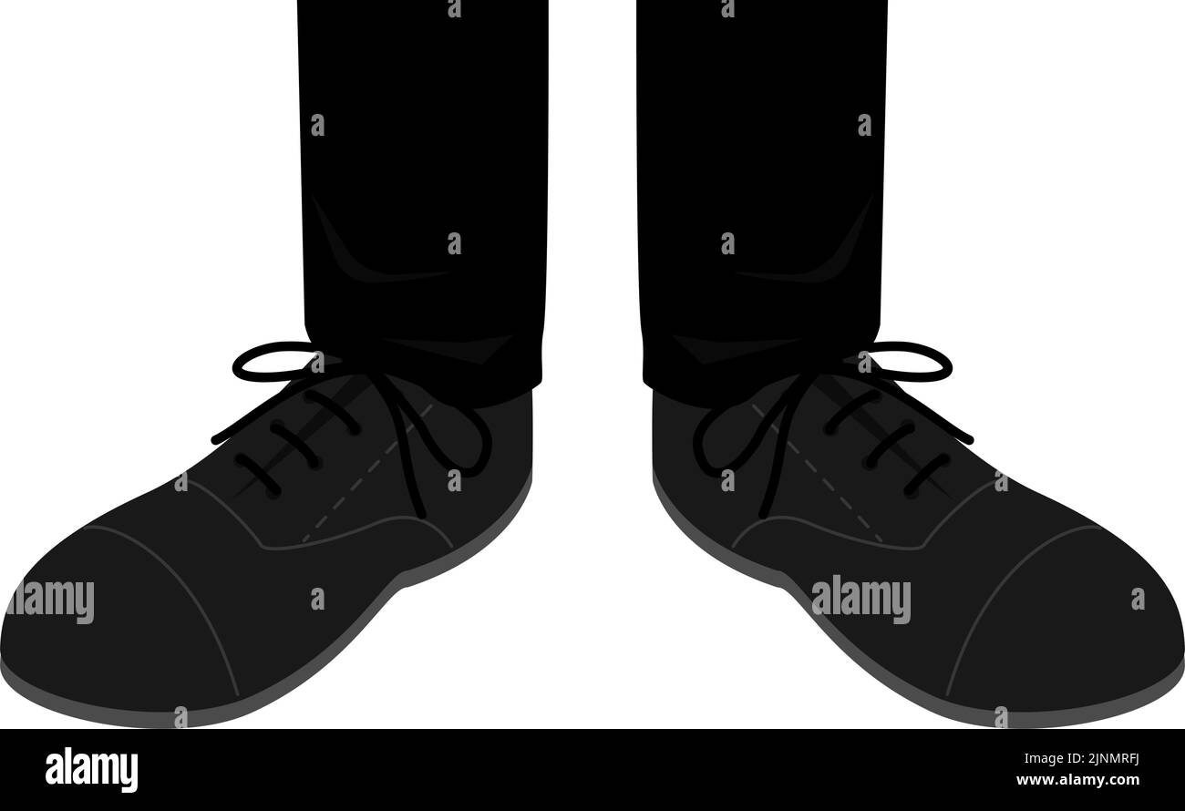 Men wearing white shoes Stock Vector Images - Alamy