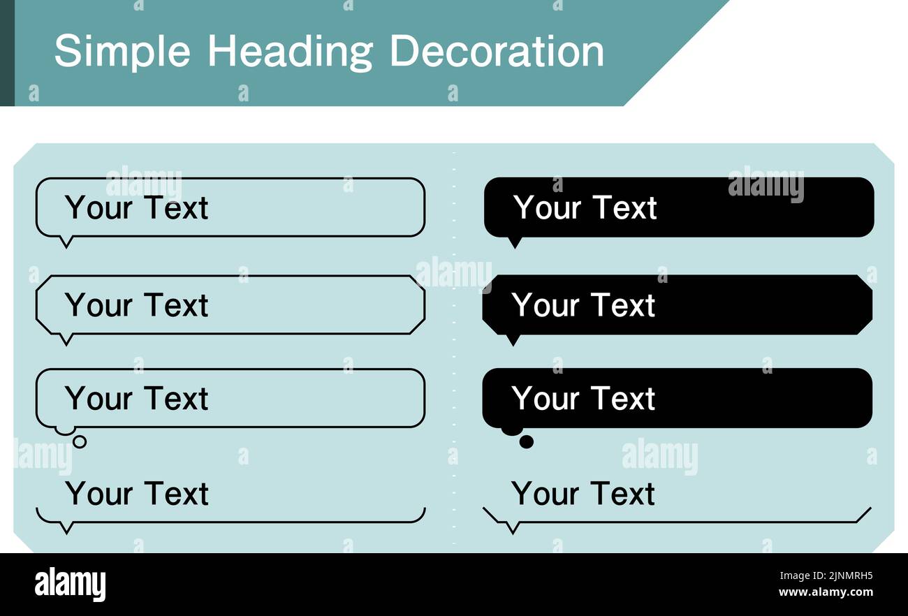 Simple headline decoration balloon, transparent background on light ...